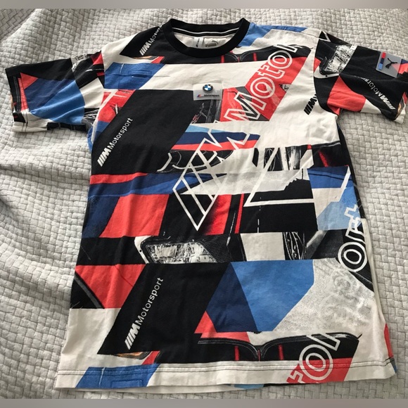 Puma | Shirts | Puma Bmw Motorsport Collab Aop Size M W Flaw | Poshmark